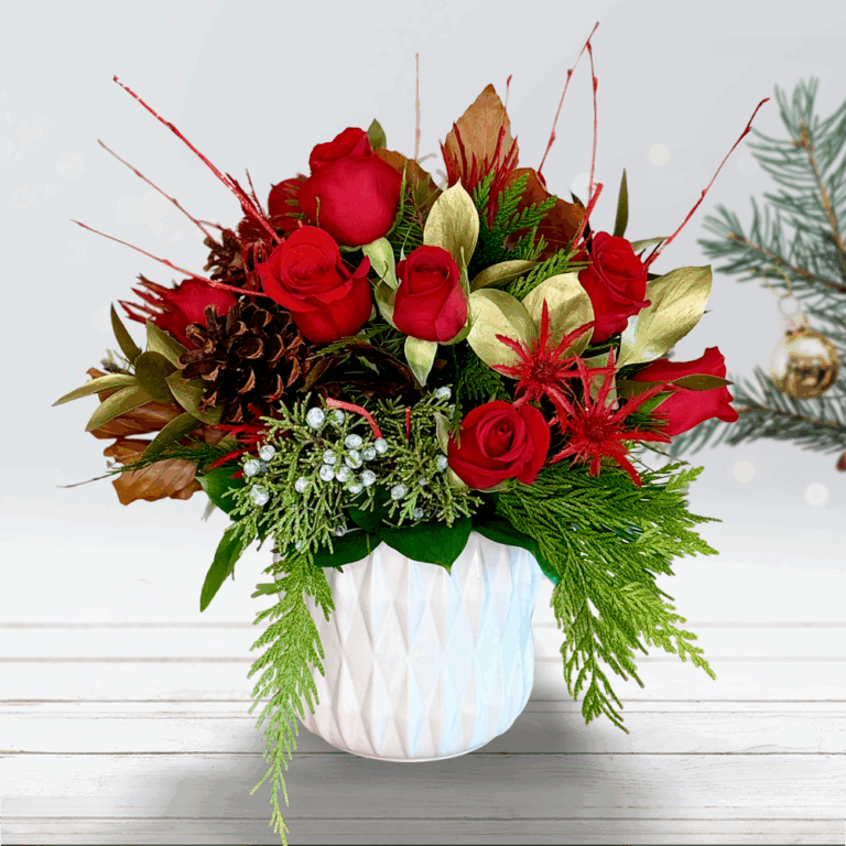 Festive Rose Harmony - Flowers & Services